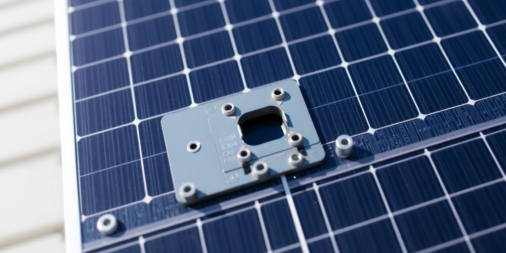 Do Solar Panels Have Mounting Holes In Back - Solar N Plus