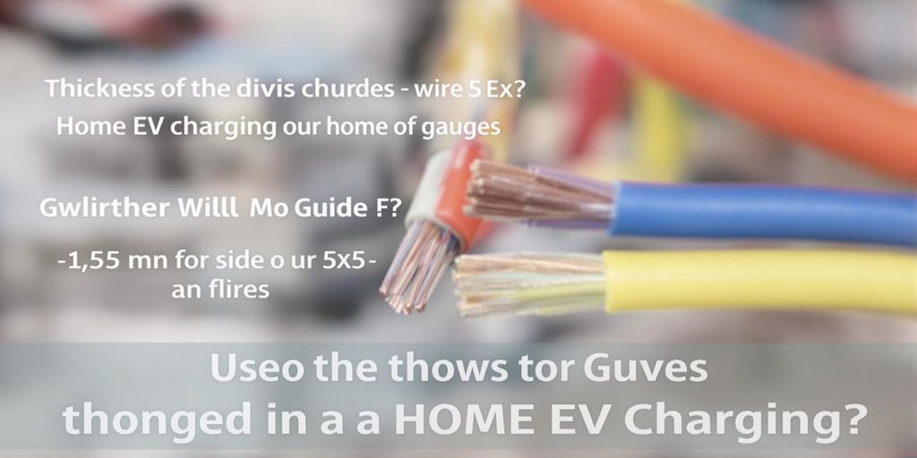 what gauge wire is needed for ev charging at home | AMPPAL