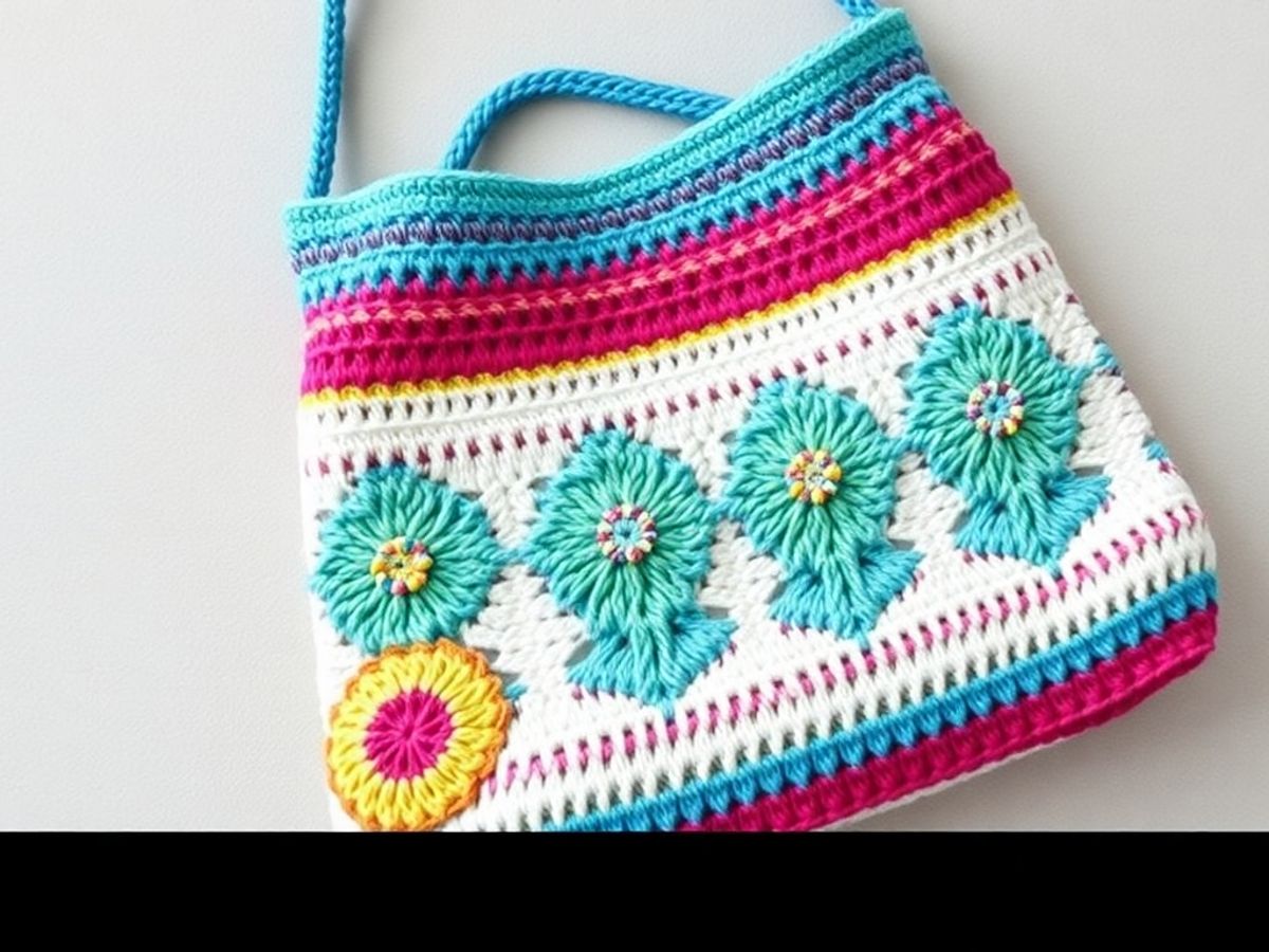 Heklet veske oppskrift for nybegynnere eller viderekomne